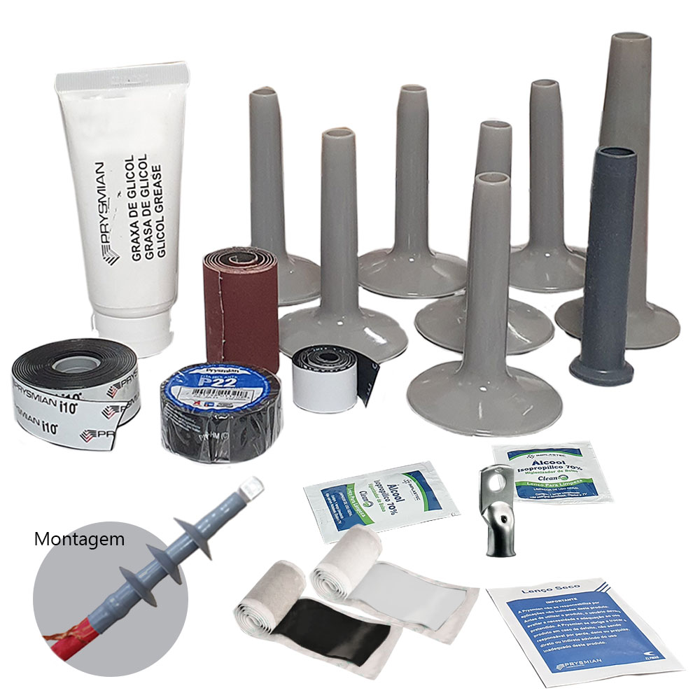 Produto: TERMINAL MODULAR CONTRATIL FRIO (MUFLA) ATE 20/35KV EXT. 35-185MM